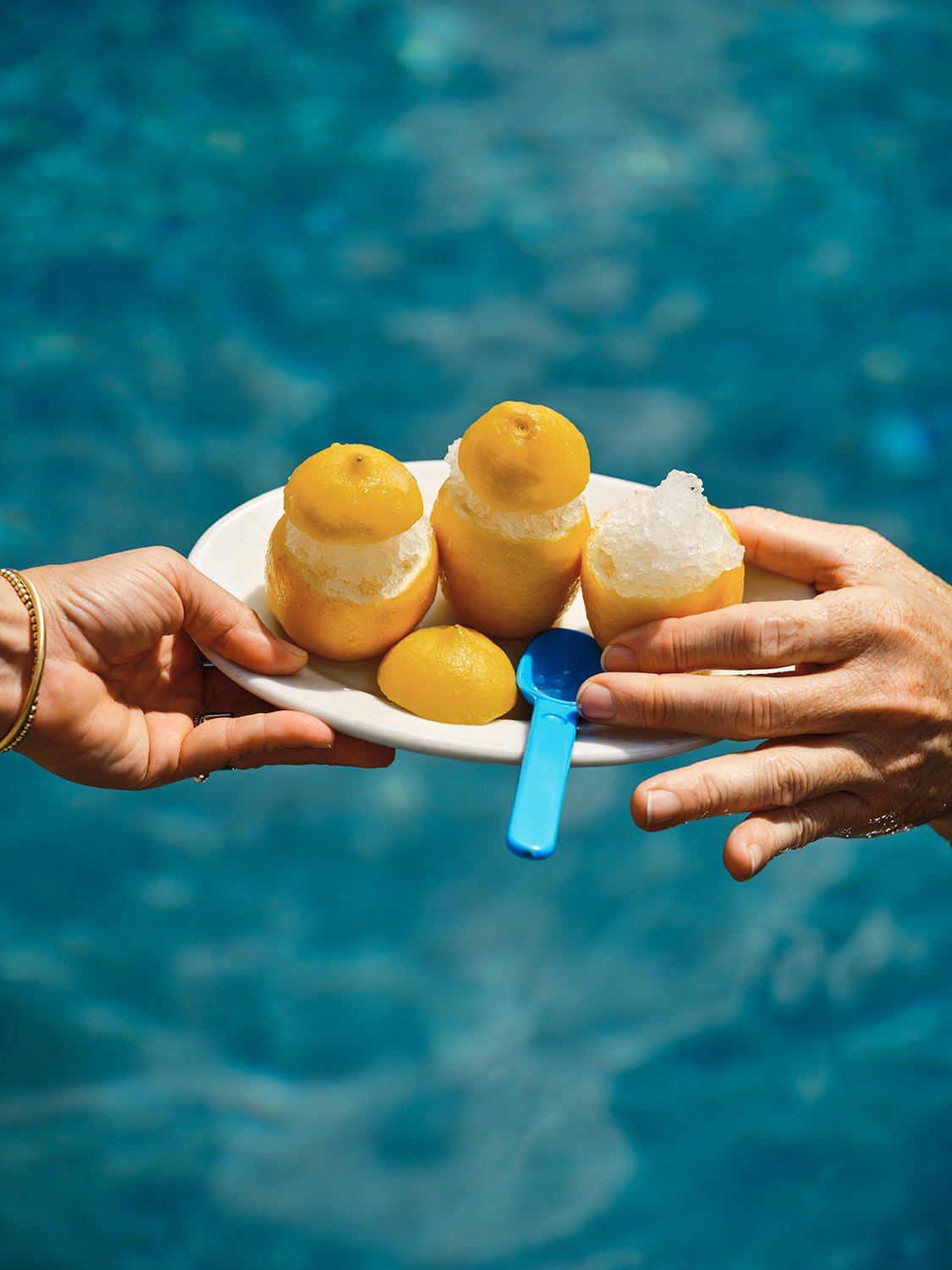 Lemon and Basil Granita – Odette Williams