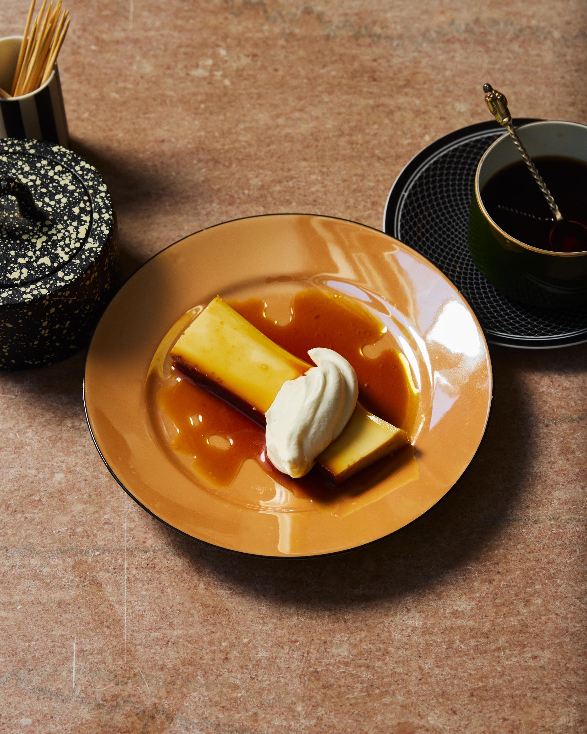 Flan With Condensed-Milk Whipped Cream – Odette Williams