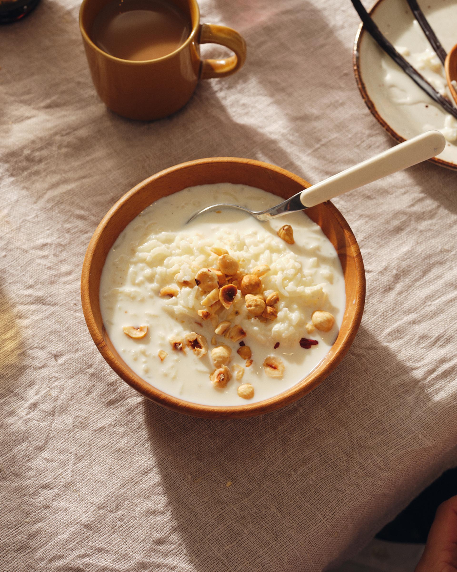 Vanilla Bean Rice Pudding with Toasted Hazelnuts – Odette Williams