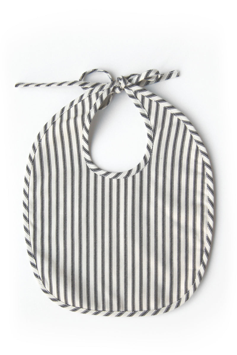 Linen Bib or Set - Ticking Stripe – Odette Williams